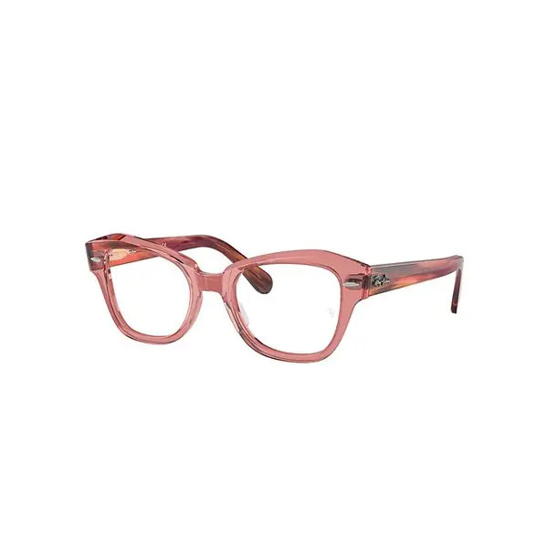 Ray-ban State Street Optics Eyeglasses - Striped Pink Havana