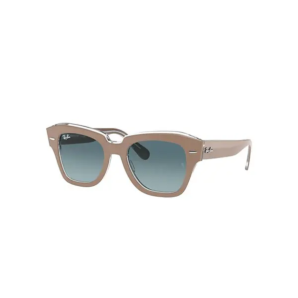 Ray-ban State Street Fleck Sunglasses - Beige