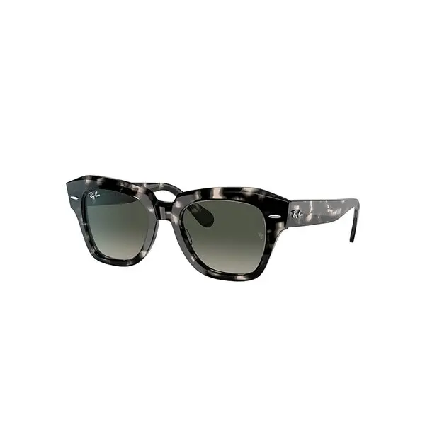 Ray-Ban State Street Sunglasses Frame Grey Havana Editorialist