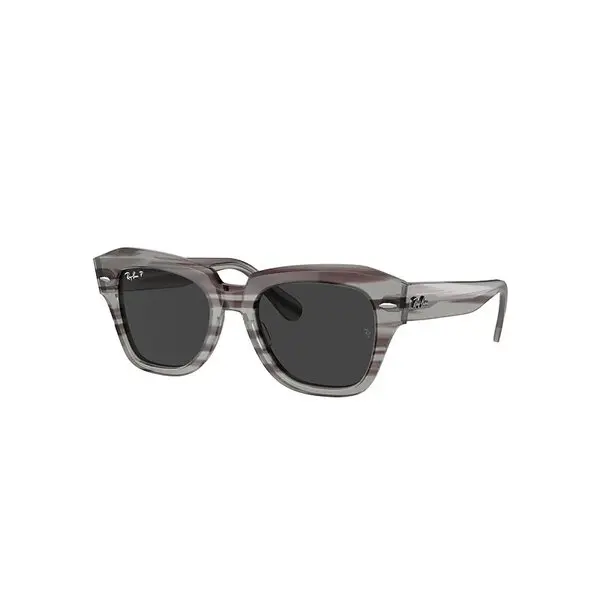 Ray-ban State Street Sunglasses - Striped Grey Havana
