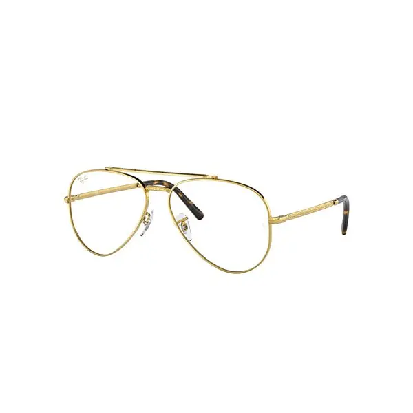 Ray-ban Aviator Optics Eyeglasses Frame - Gold