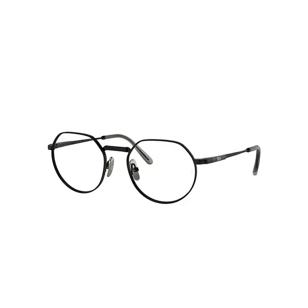 Ray-ban Jack Ii Titanium Optics Eyeglasses Frame - Black
