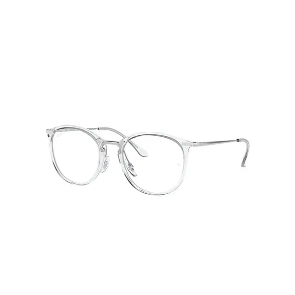 Ray-ban Rb7140 Optics Eyeglasses Frame - Silver