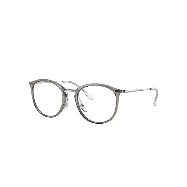 Ray-ban Rb7140 Optics Eyeglasses Frame - Silver
