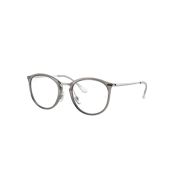 Ray-ban Rb7140 Optics Eyeglasses Frame - Silver