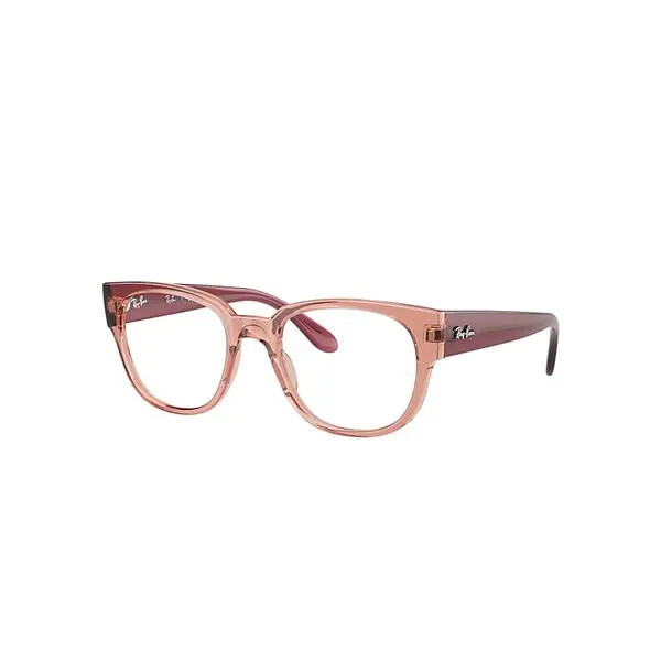 Ray-ban Clear Lens Eyeglasses - Opal Antique Pink