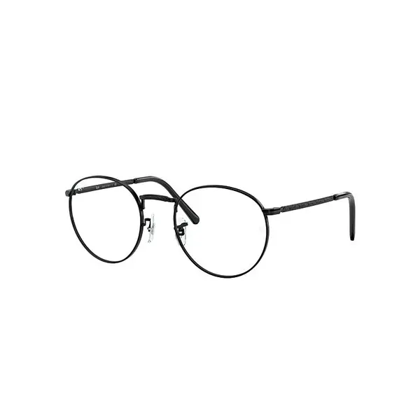 Ray-ban Round Optics Eyeglasses Frame - Black