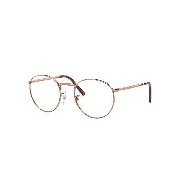 Ray-ban Round Optics Eyeglasses Frame - Gold