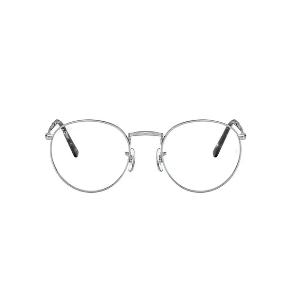 Ray-ban Round Optics Eyeglasses Frame - Silver