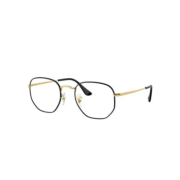 Ray-ban Hexagonal Optics Eyeglasses Frame - Gold
