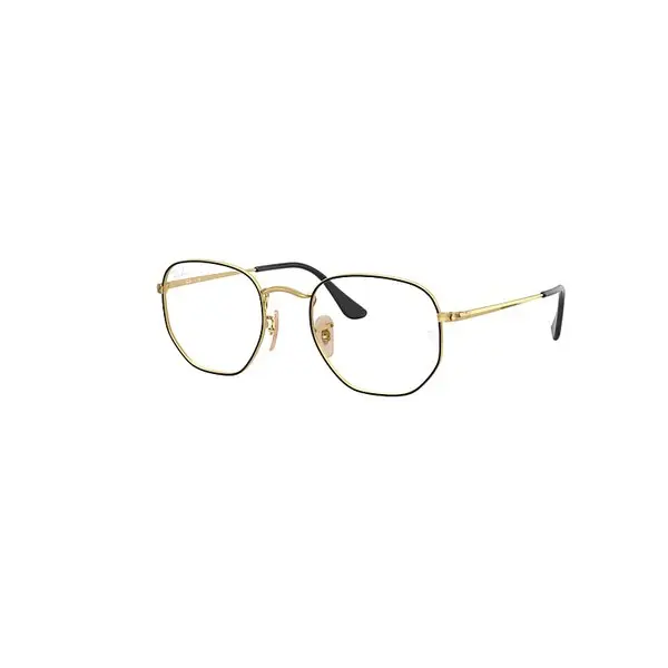 Ray-ban Hexagonal Optics Eyeglasses Frame - Gold