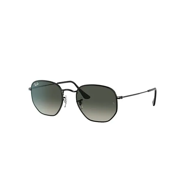 Ray-ban Hexagonal Sunglasses With Crystal Lenses - Black