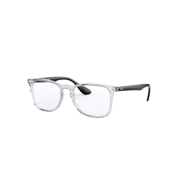 Ray-ban Square Eyeglasses Frame - Shiny Black