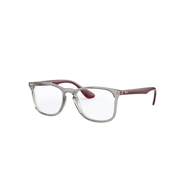 Ray-ban Square Eyeglasses Frame - Shiny Bordeaux