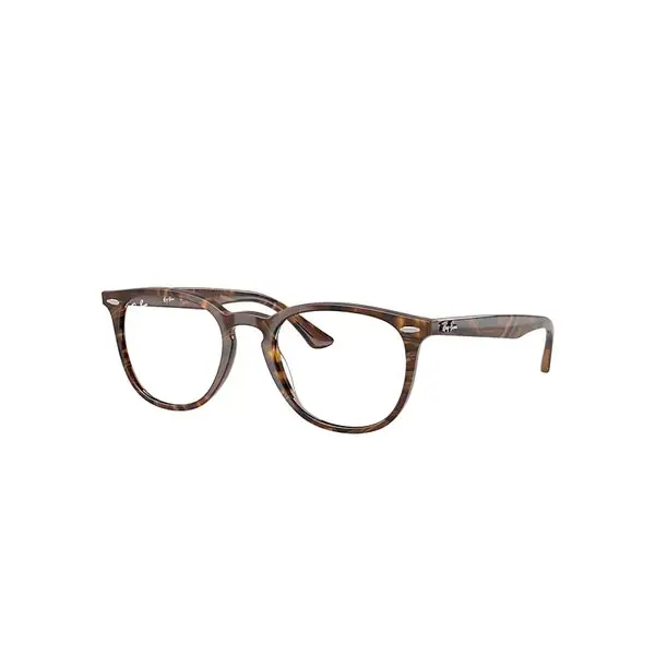 Ray-ban D-frame Eyeglasses - Transparent Fantasy Brown & Yellow