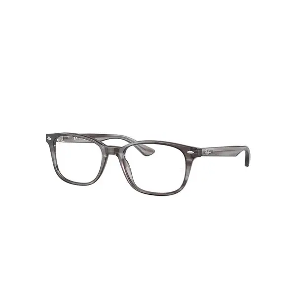 Ray-ban Square Eyeglasses Frame - Striped Grey