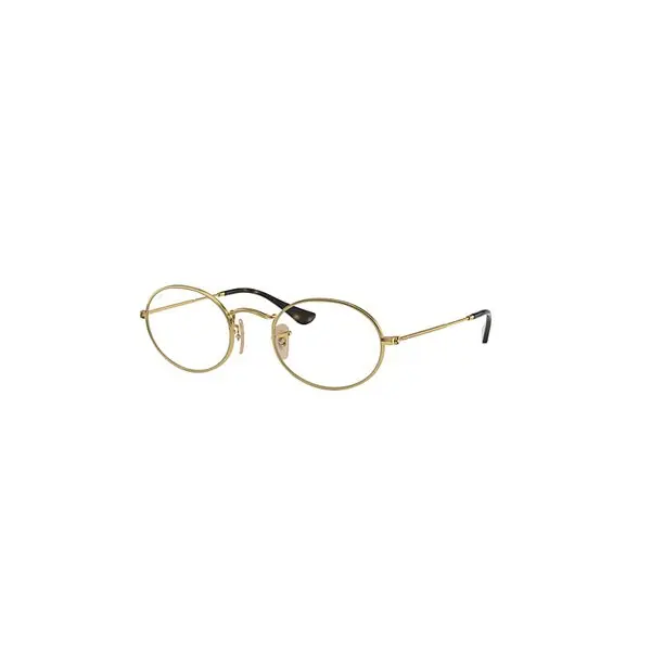 Ray-ban Oval Optics Eyeglasses Frame - Arista Gold