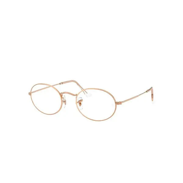 Ray-ban Oval Optics Eyeglasses Frame - Rose Gold