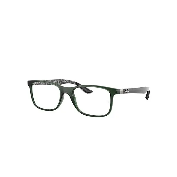 Ray-ban Optics Eyeglasses Frame - Dark Carbon On Texture White