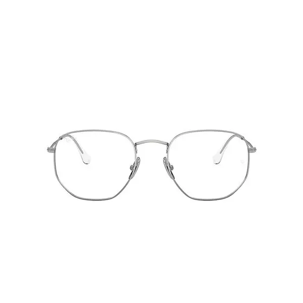 Ray-ban Hexagonal Titanium Optics Eyeglasses - Silver