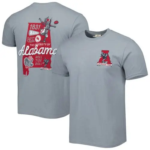 IMAGE ONE Alabama Crimson Tide Vault State Comfort T-shirt