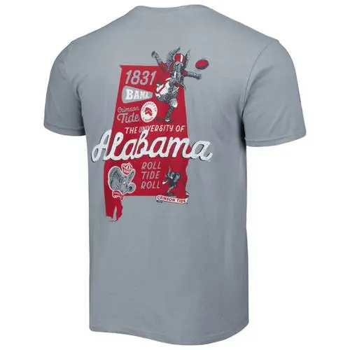 IMAGE ONE Alabama Crimson Tide Vault State Comfort T-shirt