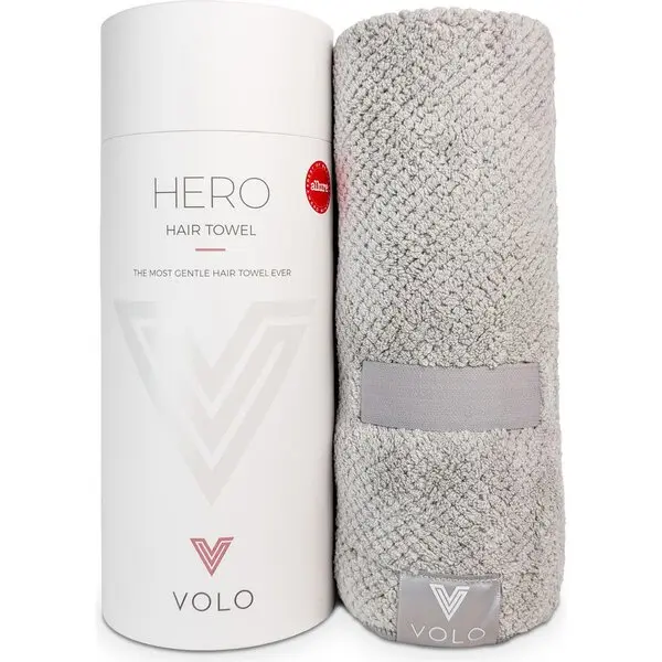 VOLO Hero Hair Towel - Luna Gray