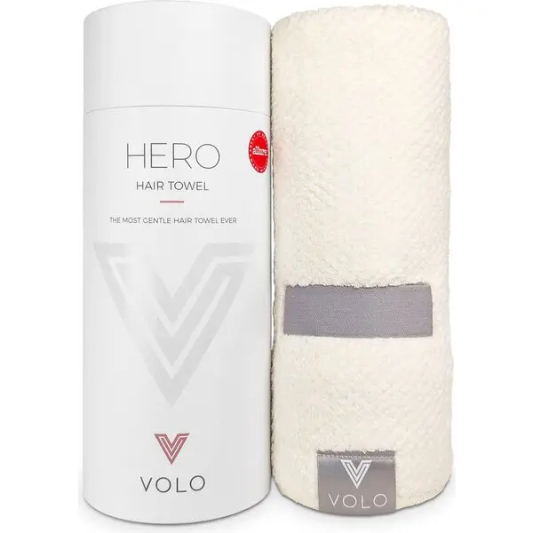 VOLO Hero Hair Towel - Salt White