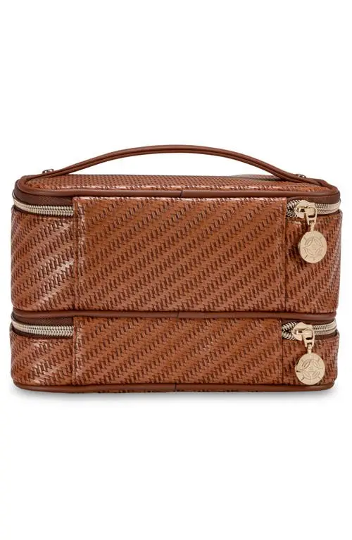 Stephanie Johnson Jenny Train Case - Cognac