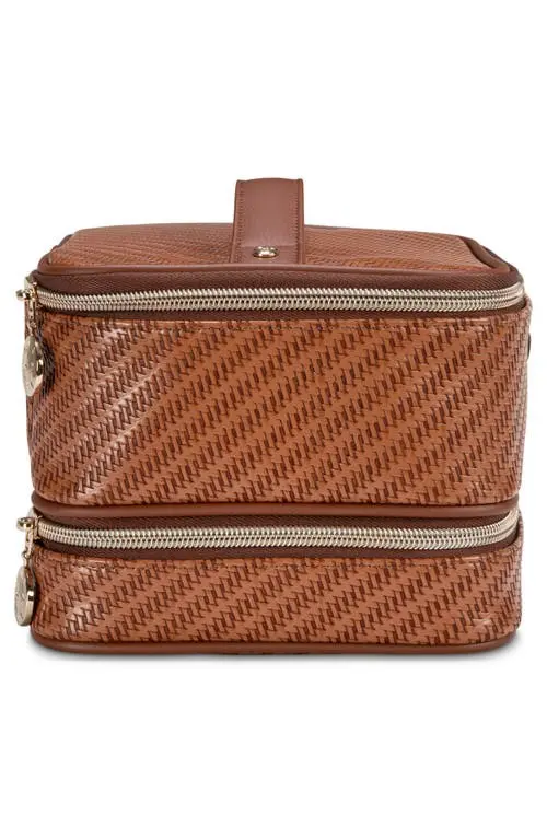 Stephanie Johnson Jenny Train Case - Cognac