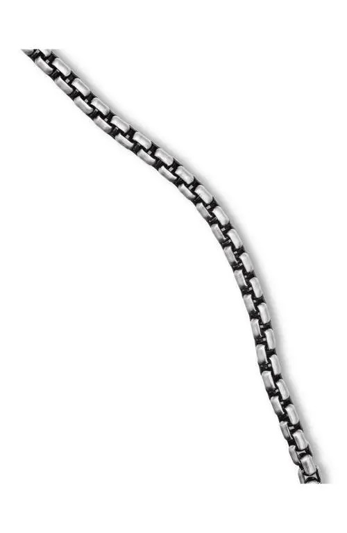 David Yurman Box Chain Necklace - Silver