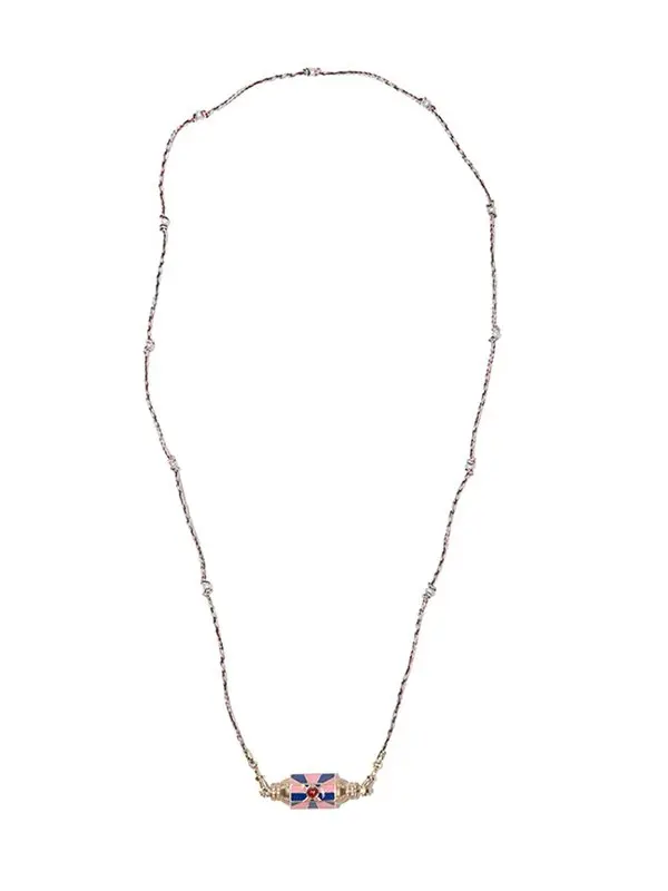 MARIE LICHTENBERG 14kt Candy Heart Locket Charm Necklace