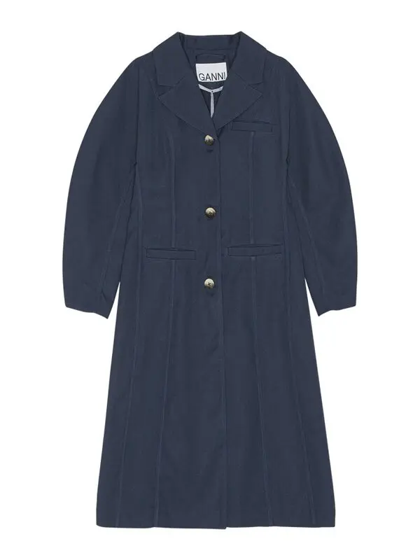 GANNI Twill Coat