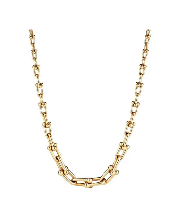 Tiffany & Co. Graduated Link Necklace - Gold