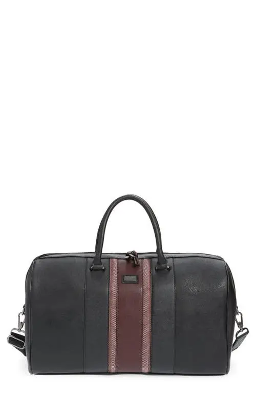 Ted Baker Dark Brown Leather Duffle Bag Ted Baker Faux Leather