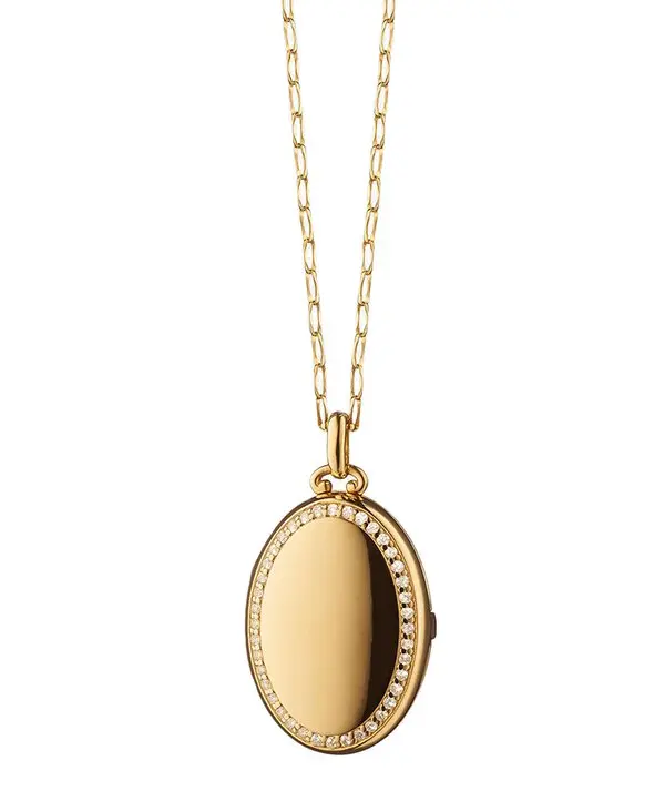 Monica Rich Kosann The Four "midi" Diamond Locket