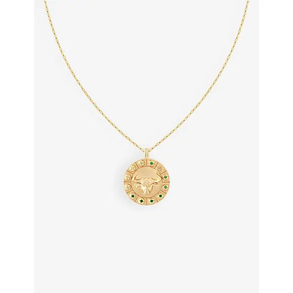 ASTRID & MIYU Taurus Zodiac Necklace - Gold