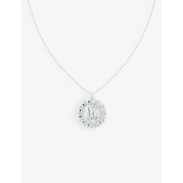 ASTRID & MIYU Virgo Zodiac 925 Sterling Necklace - Silver