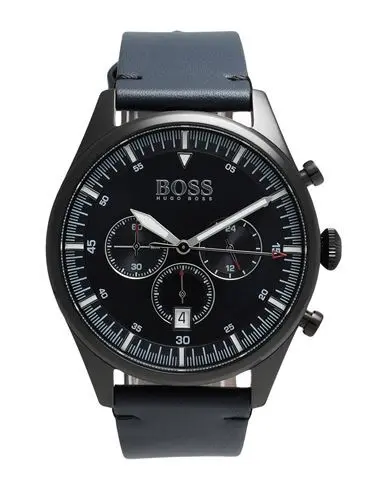 BOSS Hugo Piorn Watch Wrist Watch Stainless Steel, Soft Leather
