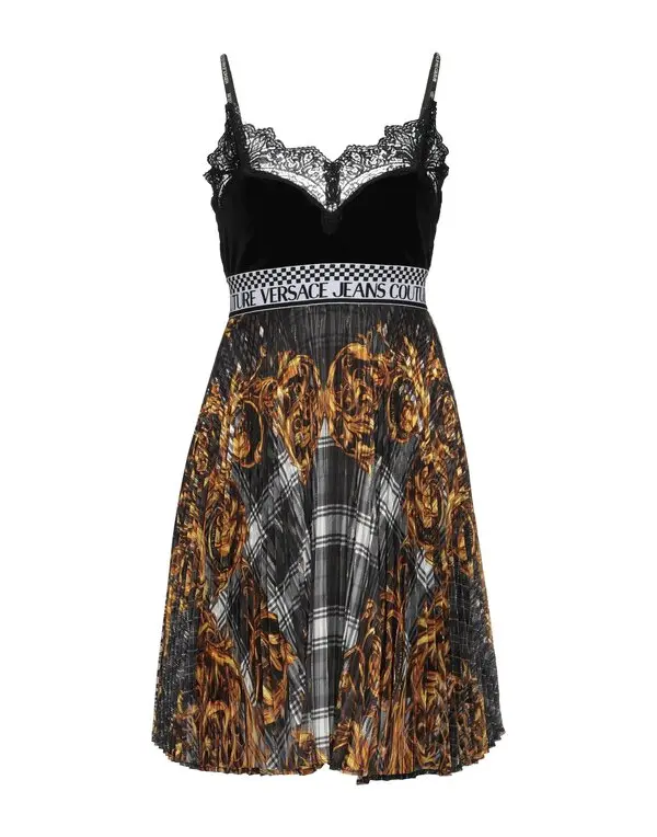 Versace Polyester Blend Mini Dress