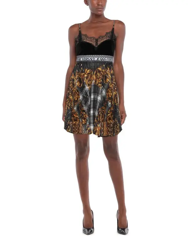 Versace Polyester Blend Mini Dress