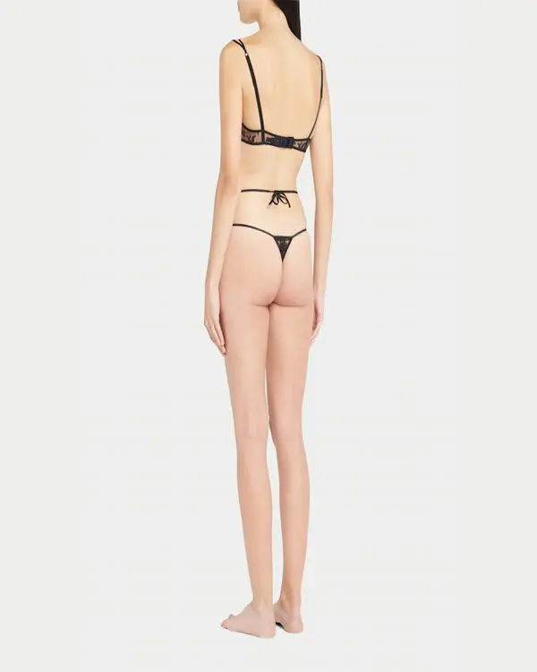 Kiki De Montparnasse Jolie Strappy Lace Thong