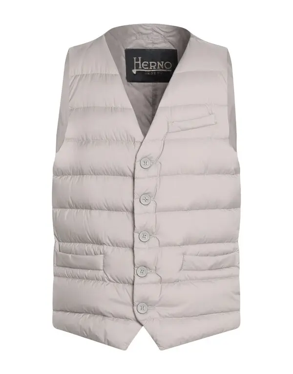 Herno Legend Vest Midnight Size Polyamide, Polyurethane, Acetate, Polyester - Dove Grey