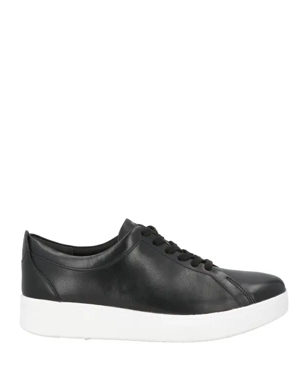 Fitflop Leather Sneakers - Black