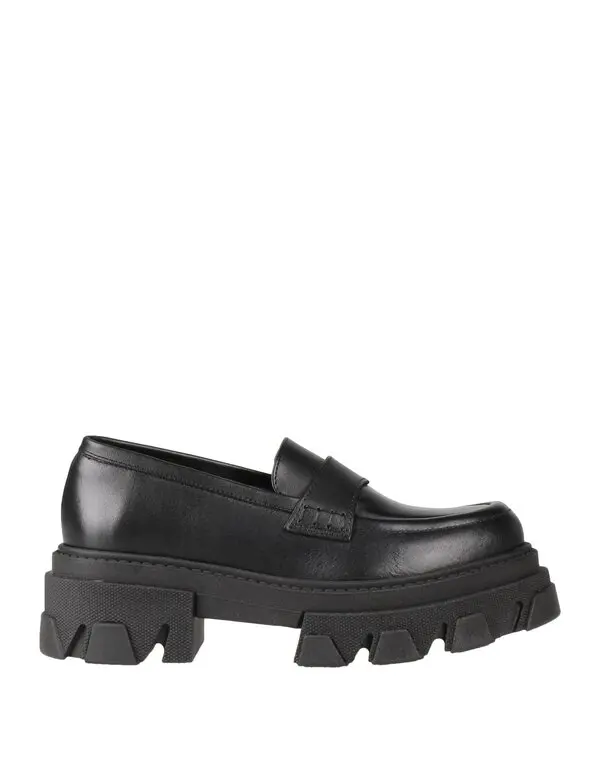 ALOHAS Leather Chunky Loafers - Black
