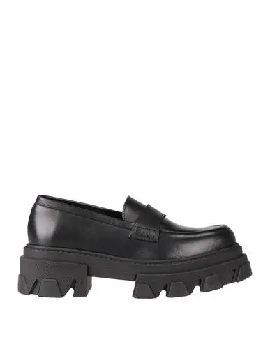 ALOHAS Leather Chunky Loafers - Black
