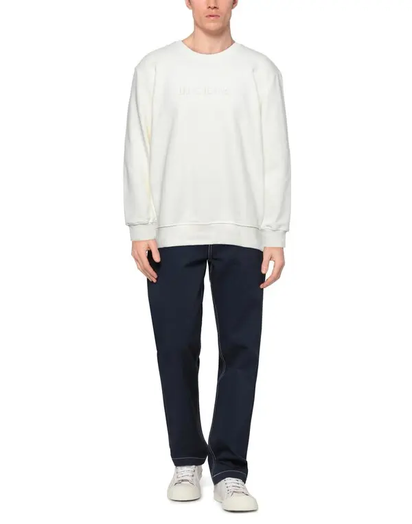 LIU •JO MAN Sweatshirt Sky Cotton - White
