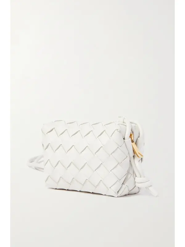 Bottega Veneta Loop Crossbody Bag - White