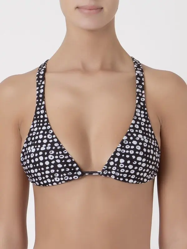 AMIR SLAMA Graphic-print Triangle Bikini Top