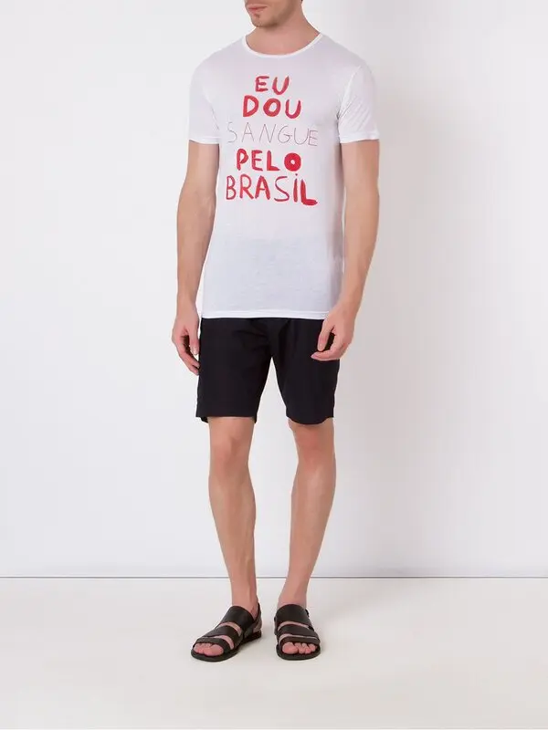 AMIR SLAMA Eu Dou Sangue T-shirt
